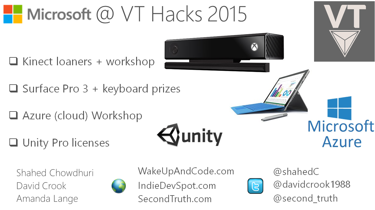 Microsoft @ VT Hacks 2015 | Wake Up And Code!